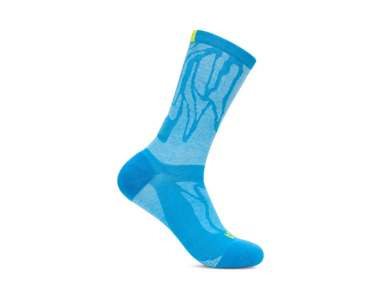 Shop Unisex Clifton Crew Run Sock Skyward Blue | HOKA AU
